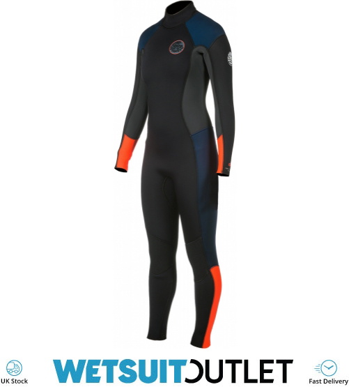 Rip Curl Ladies Dawn Patrol 5/3mm GBS Back Zip Wetsuit in NAVY WSM4EW ...