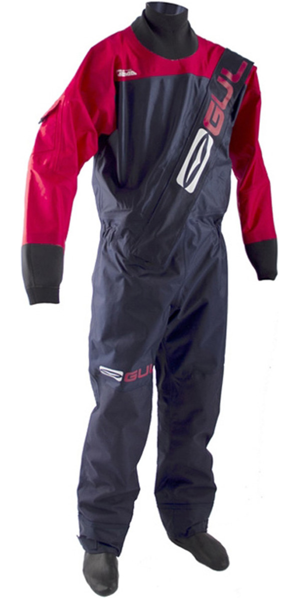Gul Gamma Front Zip Drysuit Navy/Red GM0356 - Drysuits - Mens | Wetsuit ...