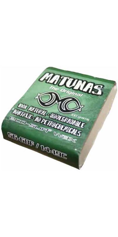 Matunas Eco-Wax Cool Water Wax PACK OF 5 MT3 - Boardsports - Surfing ...