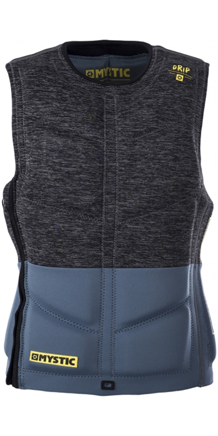 Mystic Drip Side Zip Wake Impact Vest Pewter 170330 - 1703330 ...