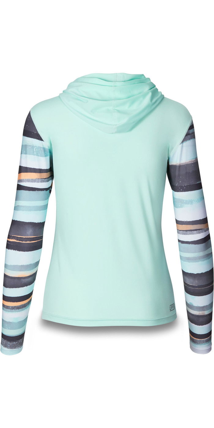 2019 Dakine Womens Flow Loose Fit Hooded Long Sleeve Rash Vest Pastel ...