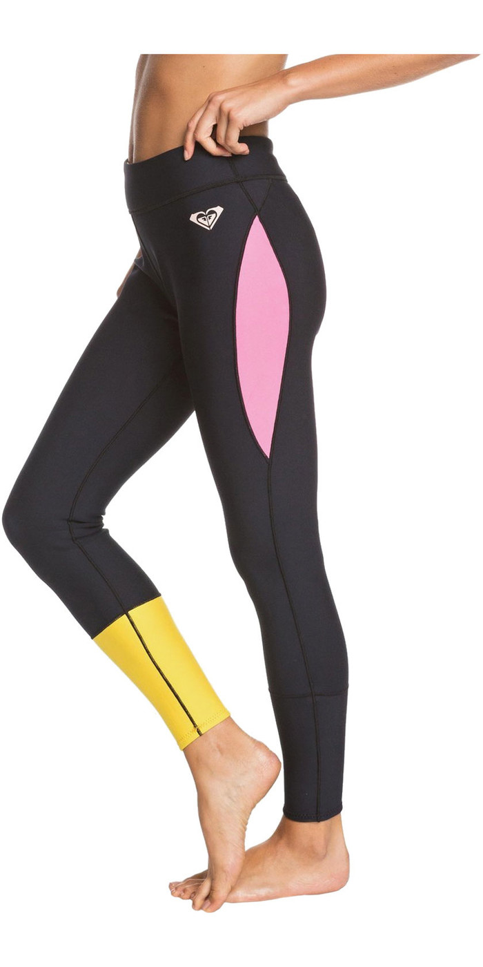 2019 Roxy Womens POP Surf 1mm Neoprene Surf Leggings Black ERJWH03018 ...