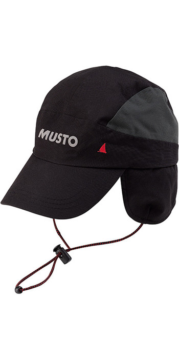 Musto Waterproof Fleece Lined Cap AS0690 - BLACK/DARK GREY - Sailing ...
