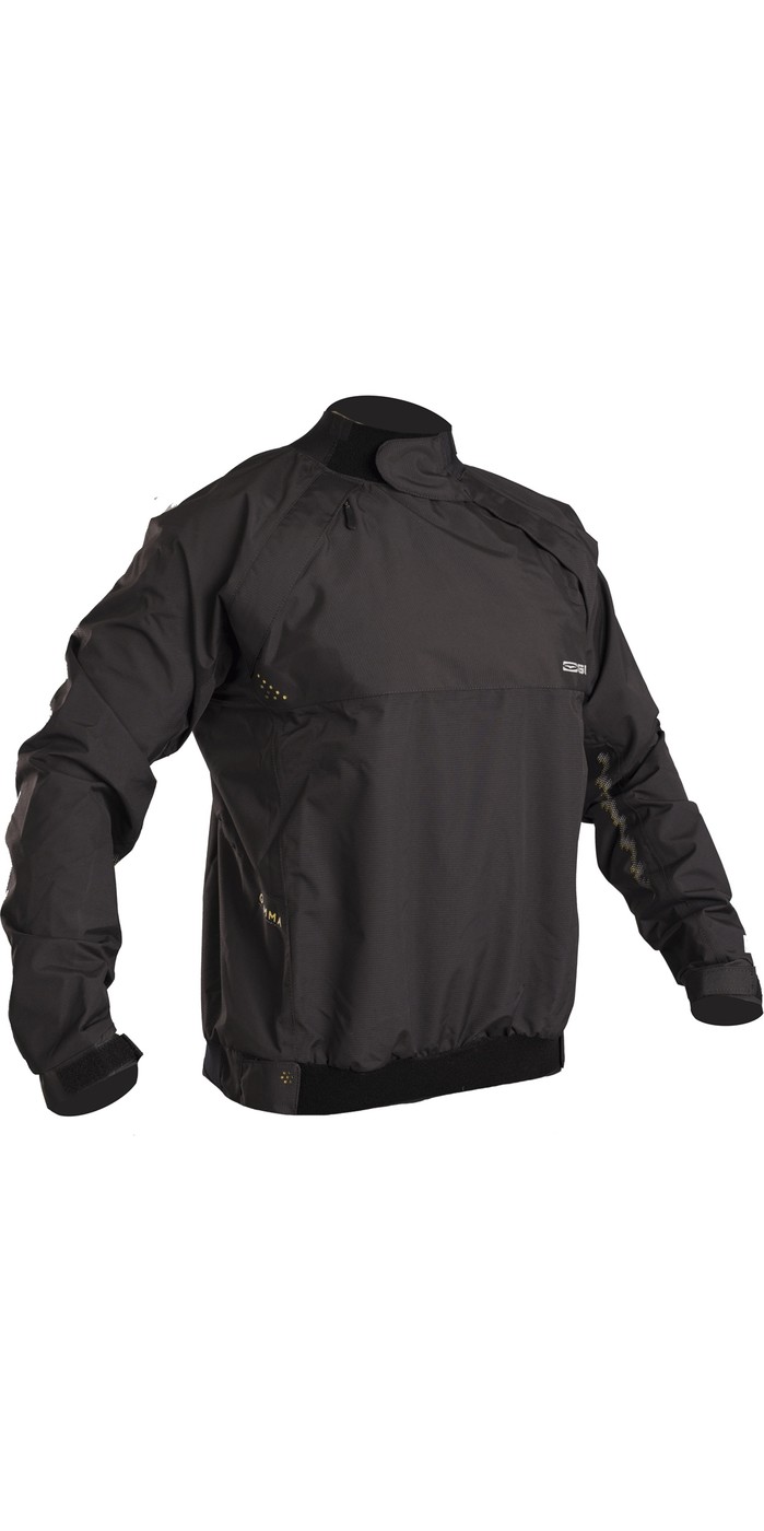 2020 Gul Mens Gamma Taped Spray Top Black ST0021-B5 - Sailing - Sailing ...