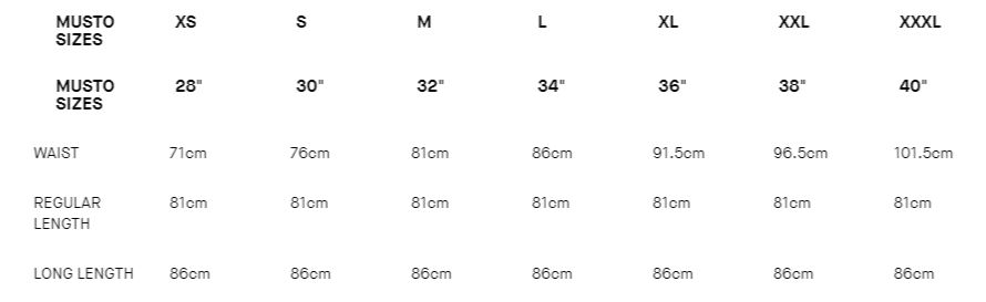 Musto Evolution Crew Trouser TRUE NAVY - REGULAR LEG 82cm SE2820 ...